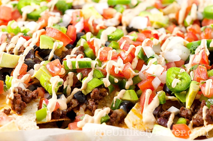 How to Make the Ultimate Nachos (Video) - The Unlikely Baker
