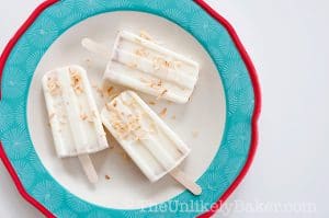 Coconut Popsicles (Filipino Ice Buko Recipe) - The Unlikely Baker
