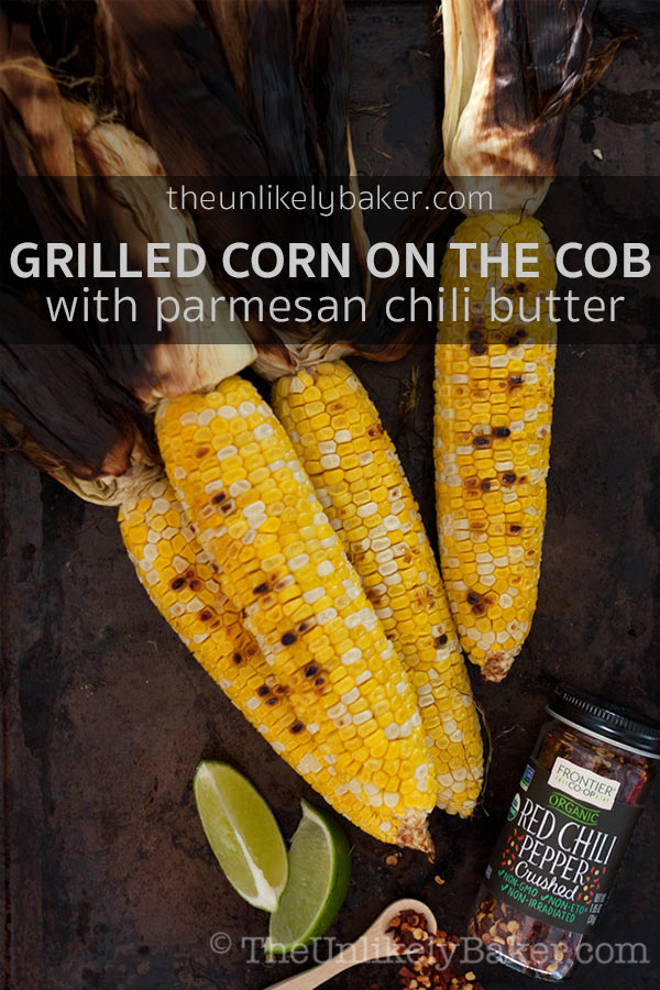 Grilled Corn on the Cob with Chili Butter