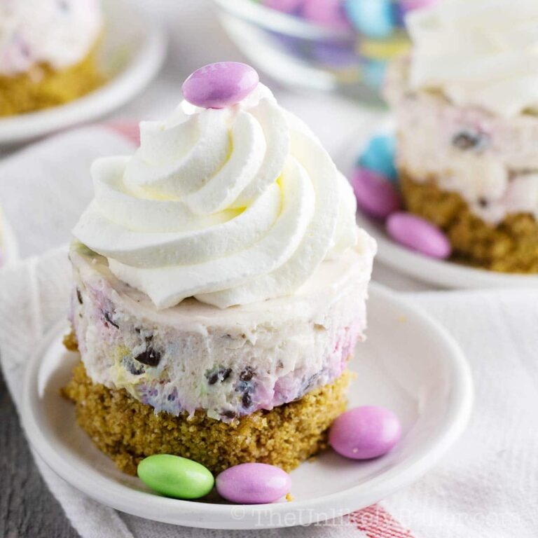 Mini Easter Cheesecakes (No Bake)
