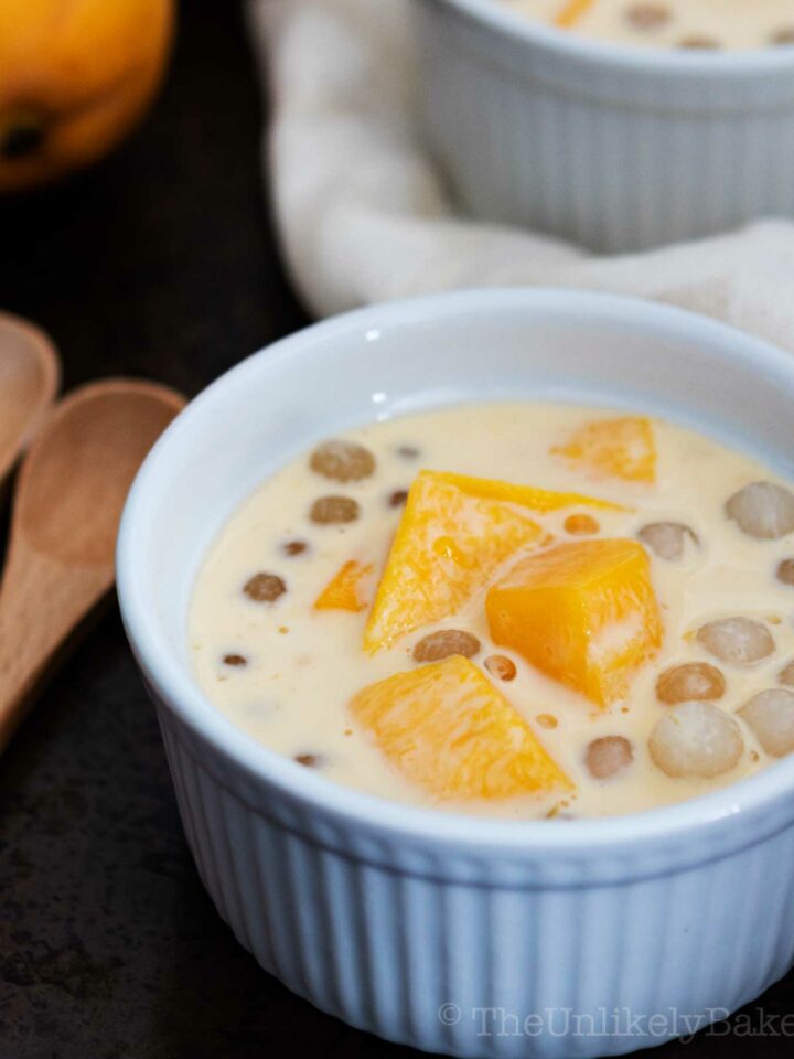 Filipino Taho Recipe: Sweet Tofu with Sago and Syrup - The Unlikely Baker