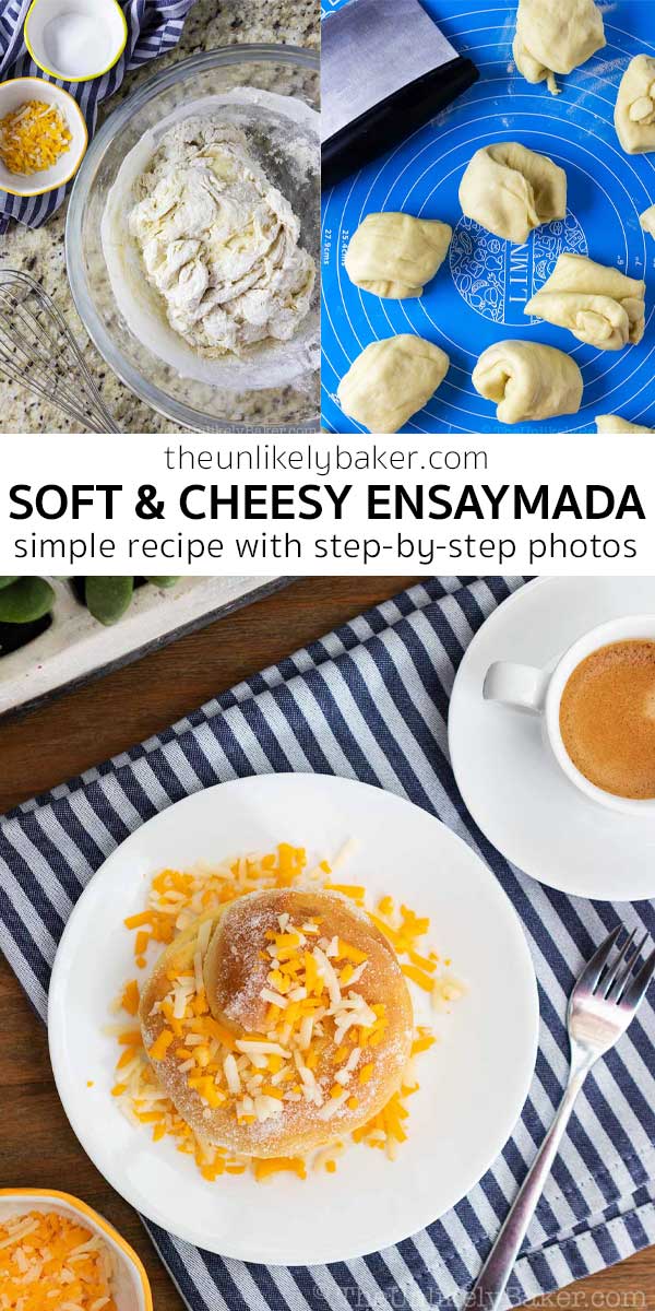 Easy Ensaymada Recipe - The Unlikely Baker®