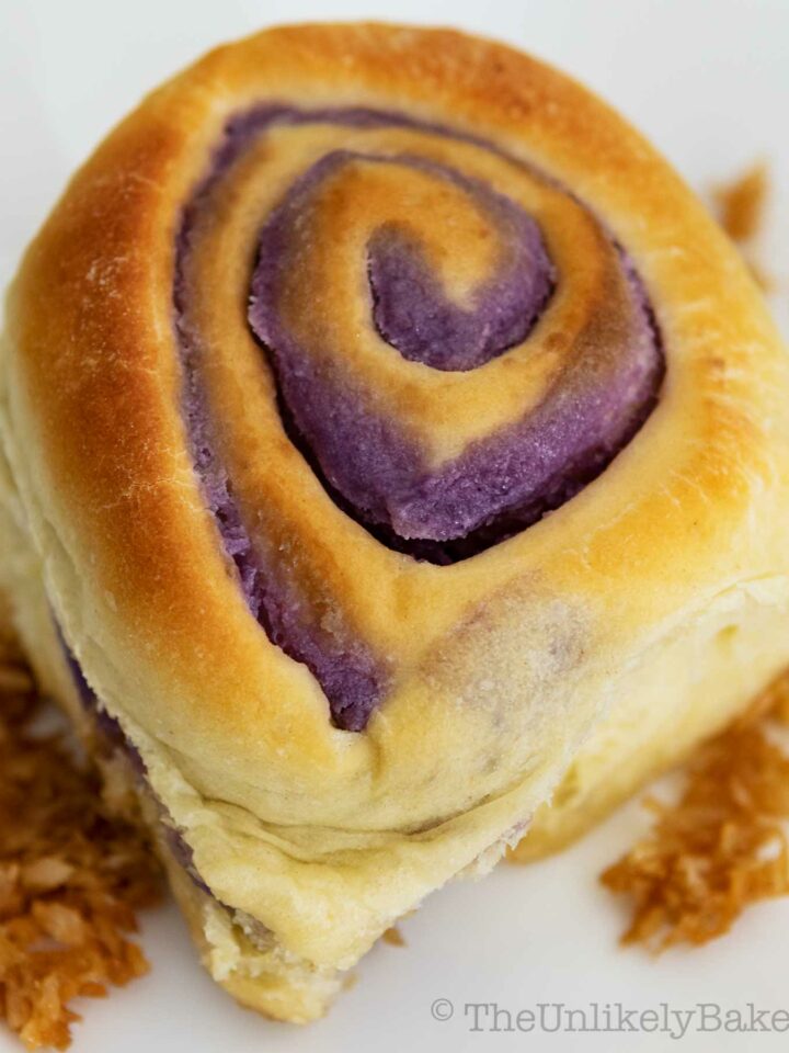 Ube Cheesecake with Coconut Cookie Crust and Coconut Whipped Cream ...