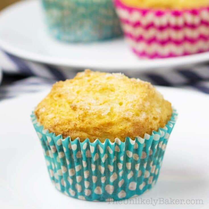 Lemon Ricotta Muffins - The Unlikely Baker®