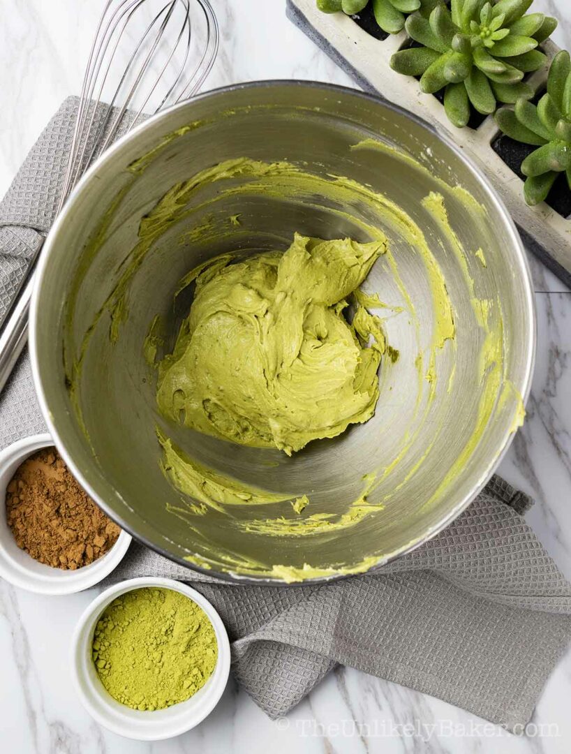 Matcha Brownies Recipe - Fudgy and Chocolatey - The Unlikely Baker