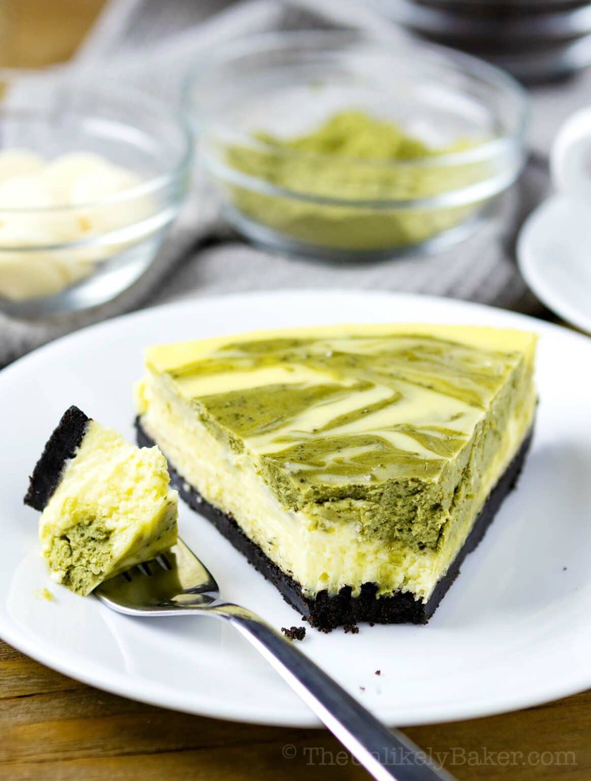 Baked Matcha Cheesecake Recipe