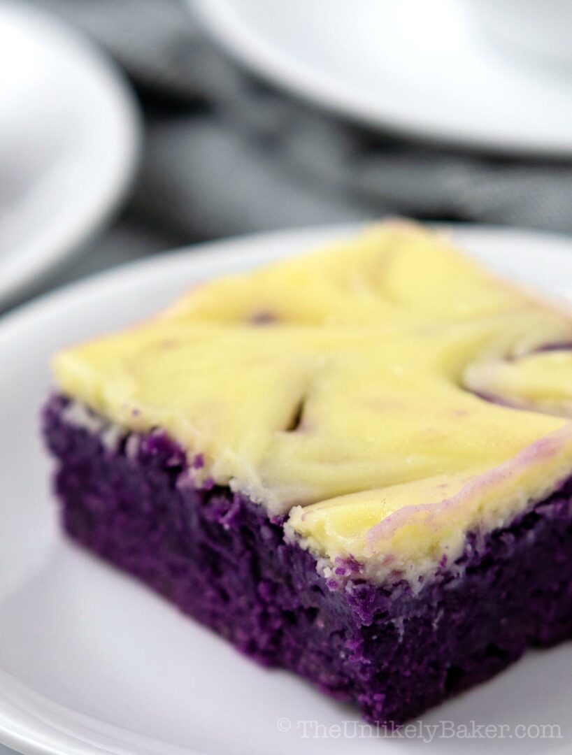 Ube Cheesecake Bars Recipe