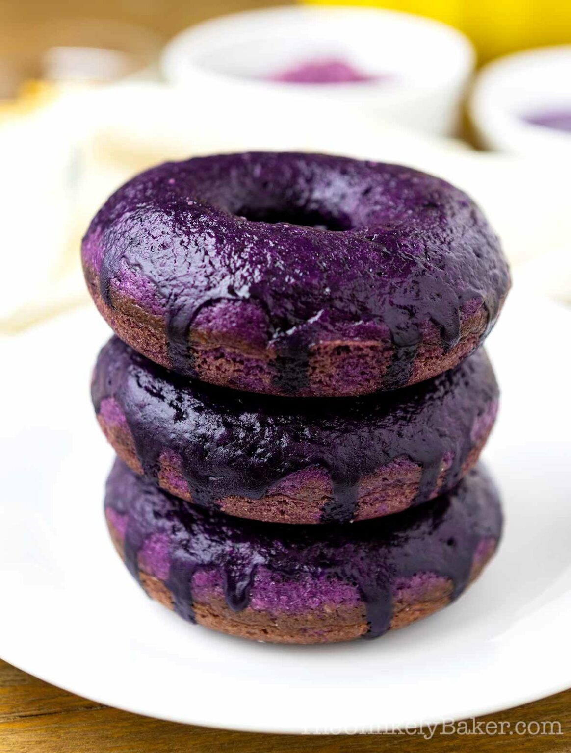 Baked Ube Donuts Recipe