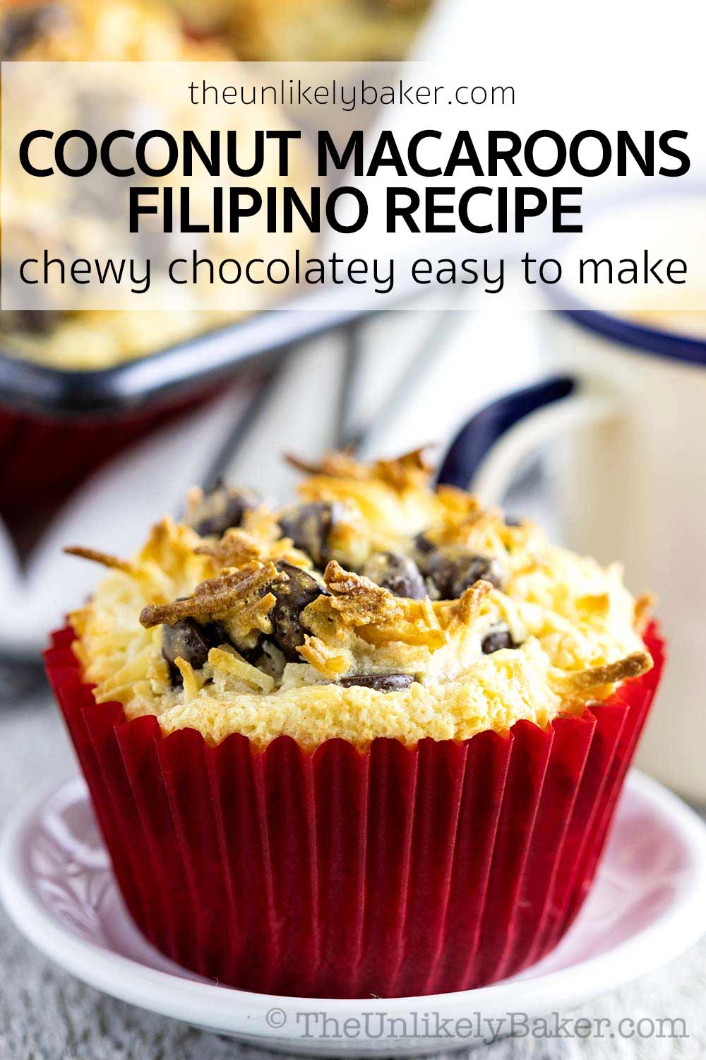 Filipino Coconut Macaroons Recipe - The Unlikely Baker®