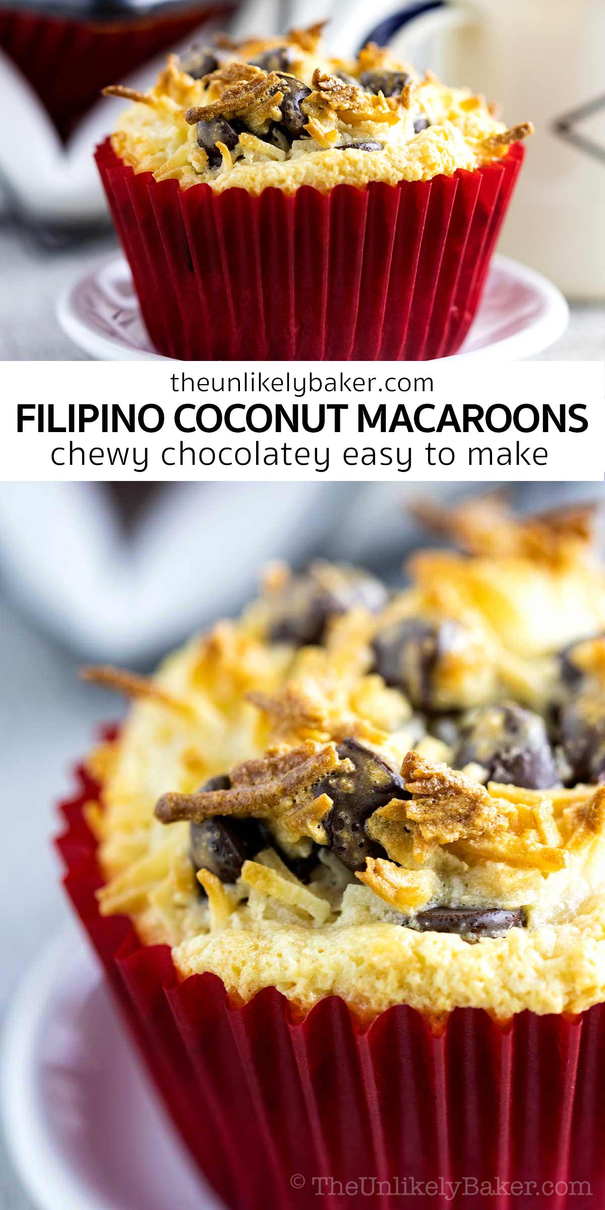 Filipino Coconut Macaroons Recipe - The Unlikely Baker®