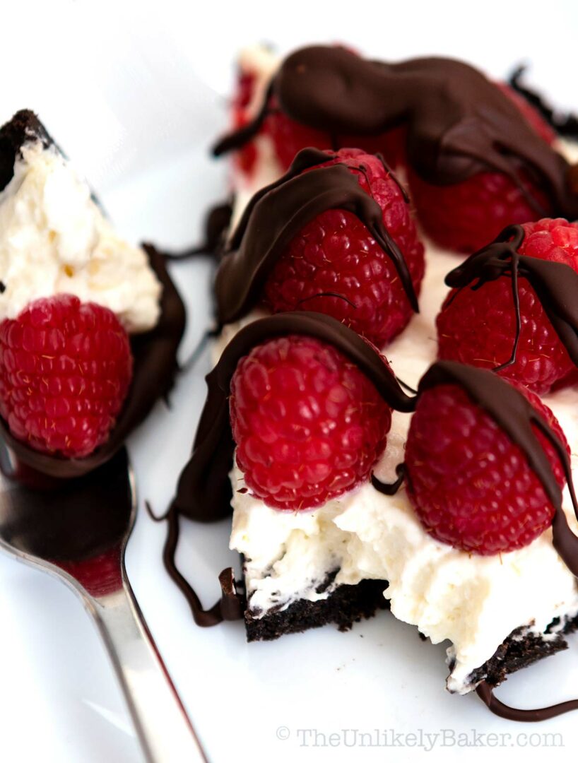 White Chocolate Tart with Raspberry and Mascarpone (No Bake) - The ...