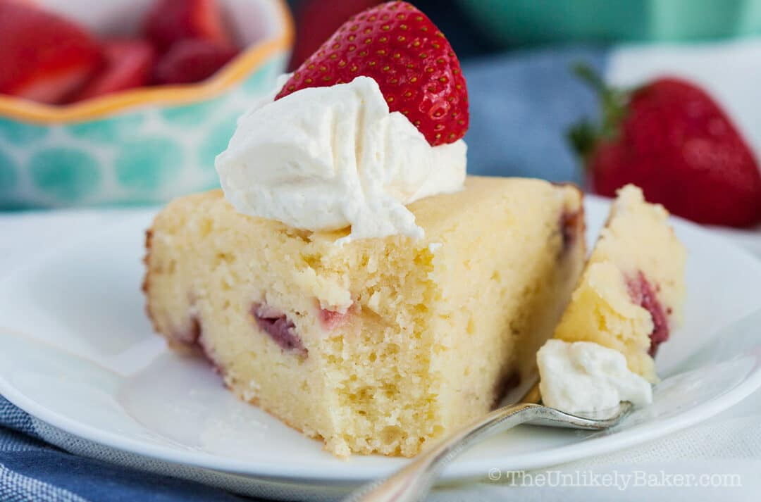 Strawberry Ricotta Cake (Easy No-Fail Recipe)
