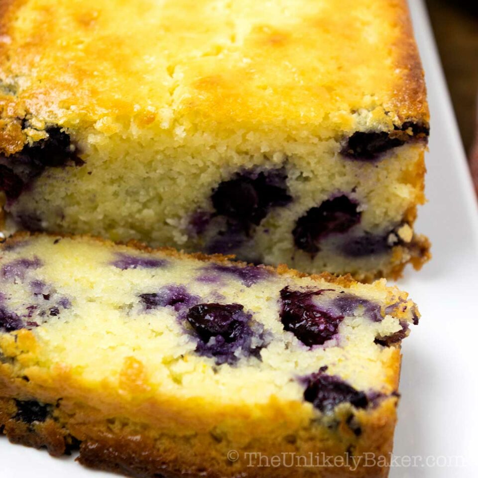 Lemon Blueberry Ricotta Cake