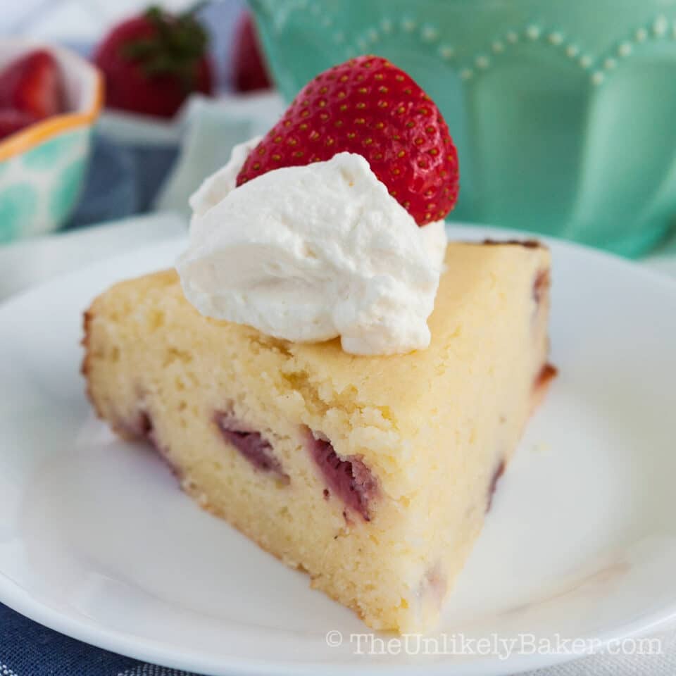 Strawberry Ricotta Cake (Easy No-Fail Recipe)