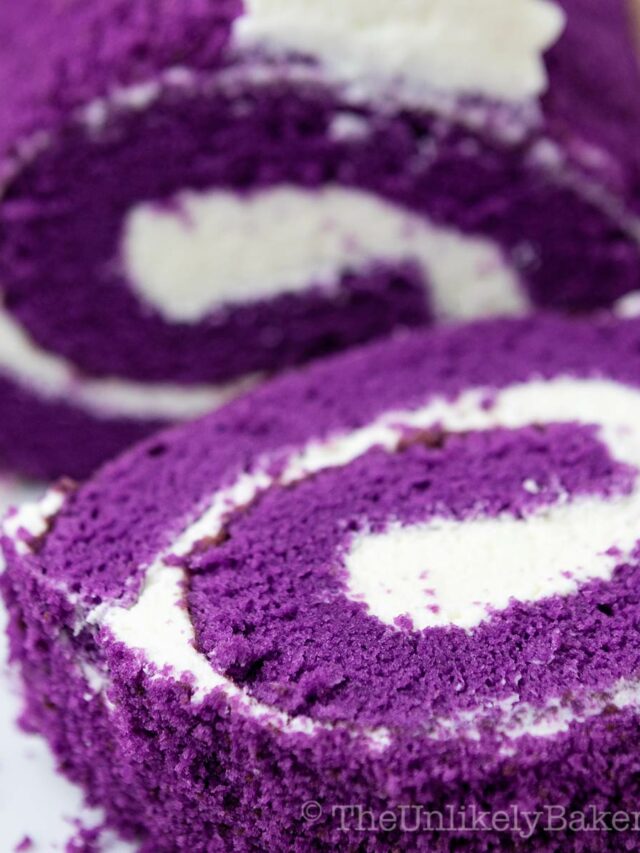 Ube Cake (Filipino Purple Yam Cake) - The Unlikely Baker