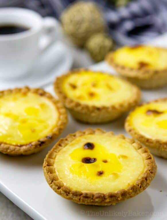 The Best Hokkaido Baked Cheese Tarts (Easy Recipe)
