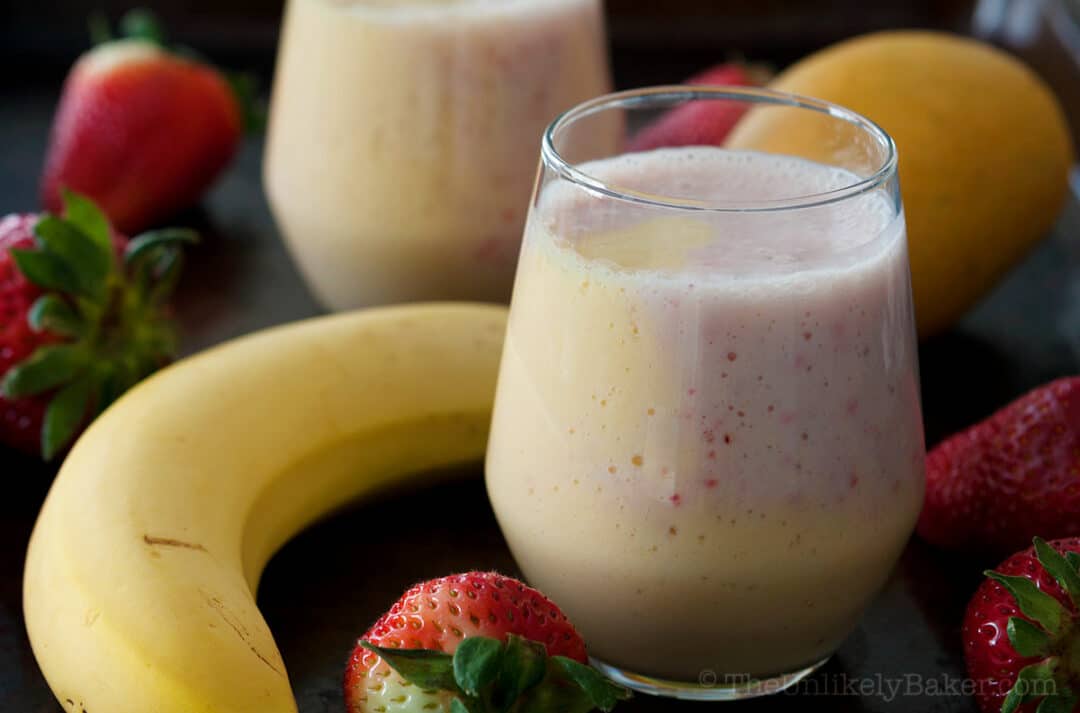 Strawberry Mango Banana Smoothie