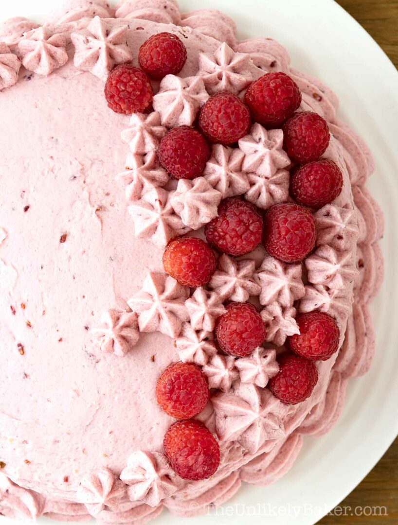 Raspberry Vanilla Cake