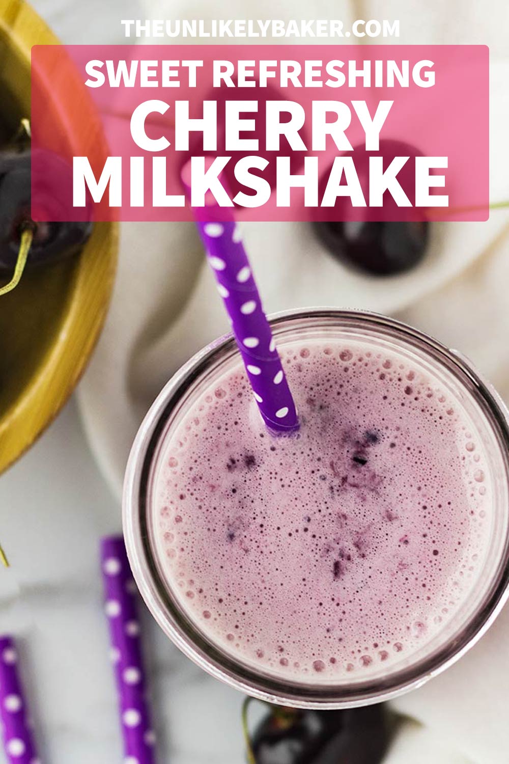 Sweet Cherry Vanilla Milkshake