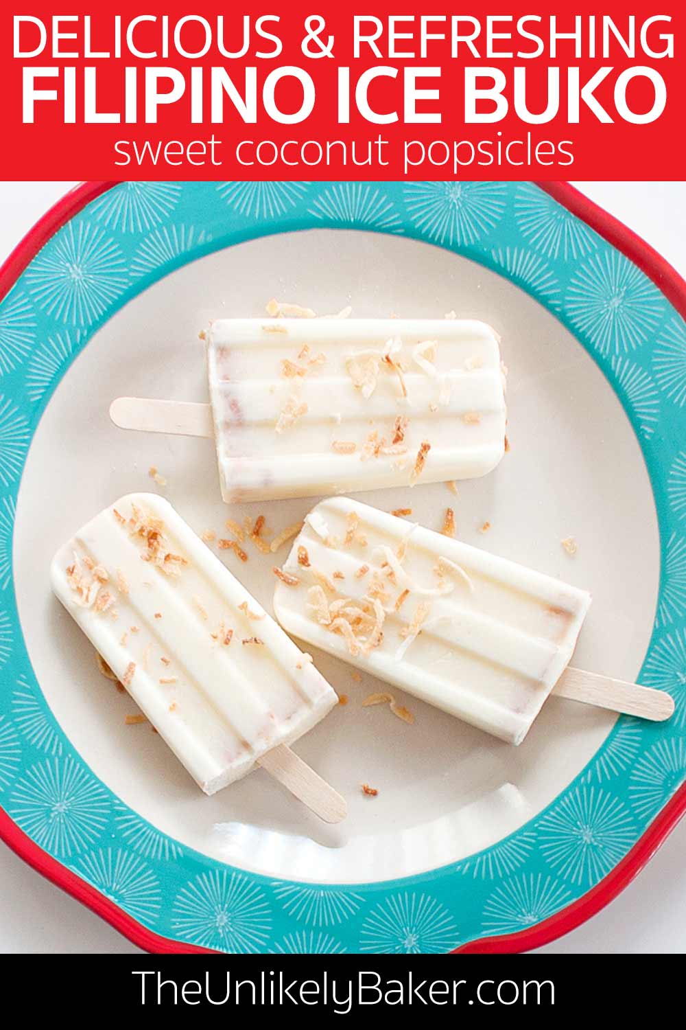 Coconut Popsicles (Filipino Ice Buko)
