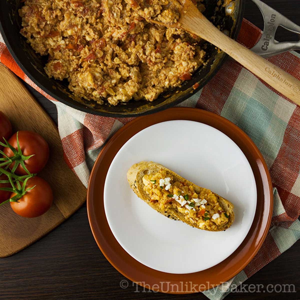 Strapatsada Recipe (Greek Scrambled Eggs)