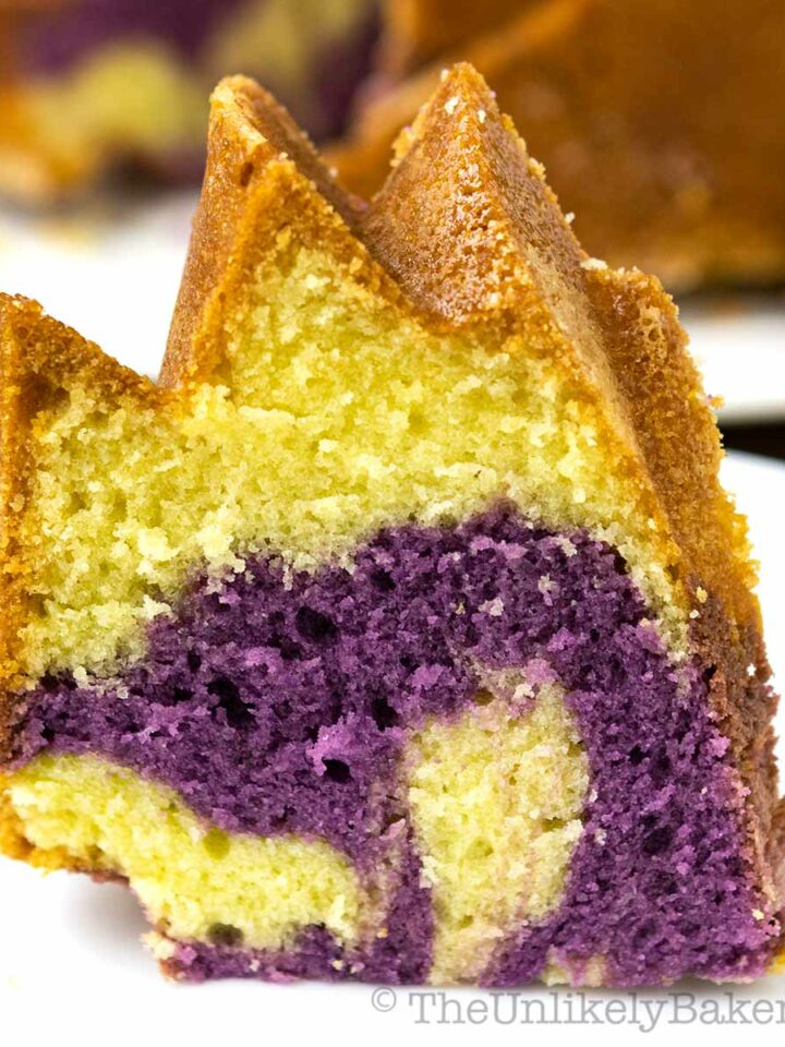 Ube Cake (Filipino Purple Yam Cake) - The Unlikely Baker