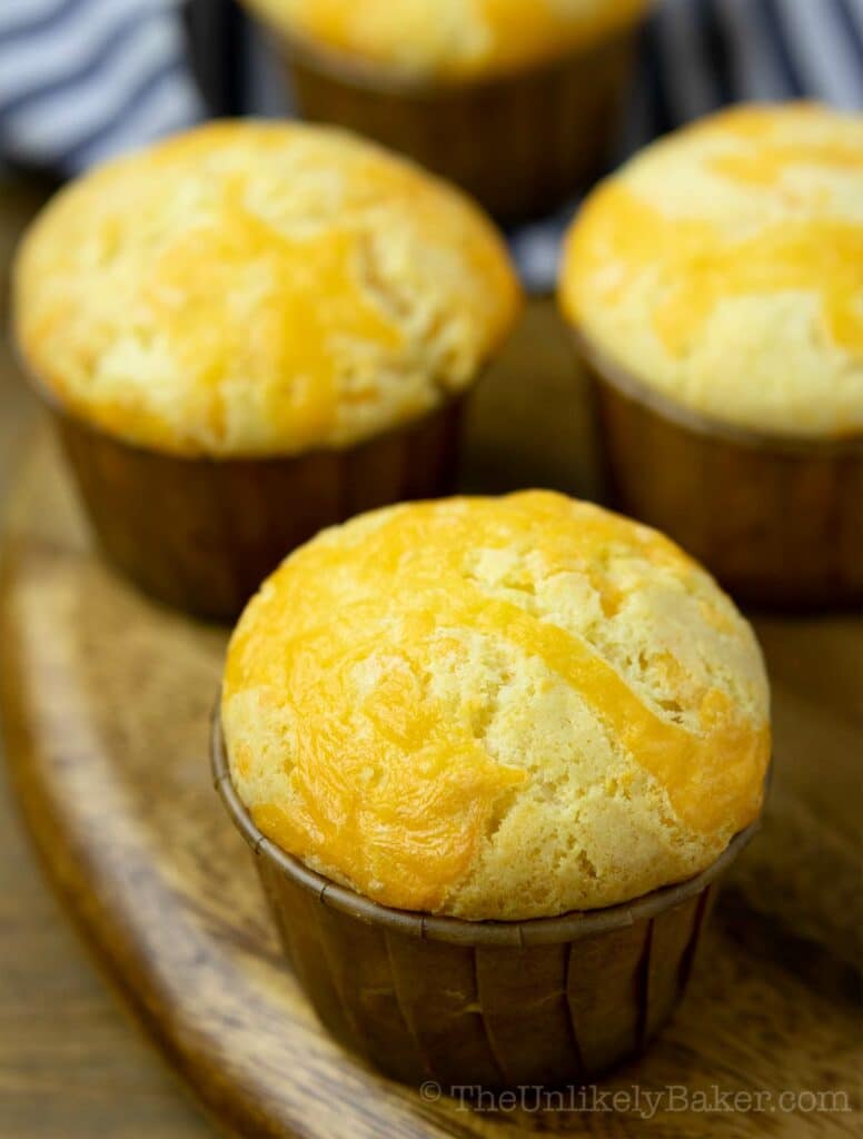 Cheese Cupcakes - The Unlikely Baker®