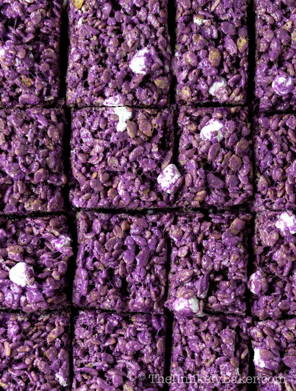 Ube Rice Krispies - The Unlikely Baker®