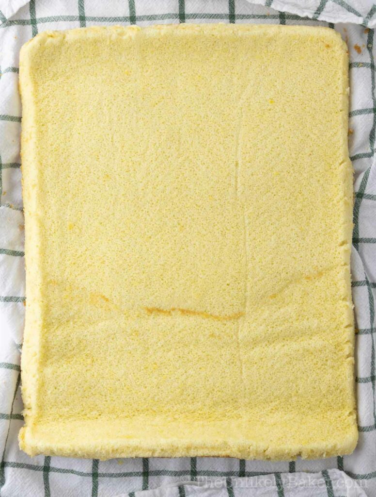 Vanilla Swiss Roll Cake Recipe - The Unlikely Baker®