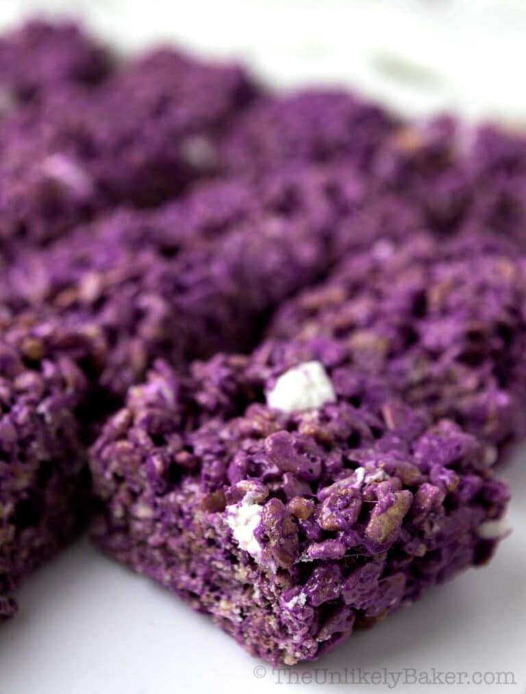 Ube Rice Krispies - The Unlikely Baker®