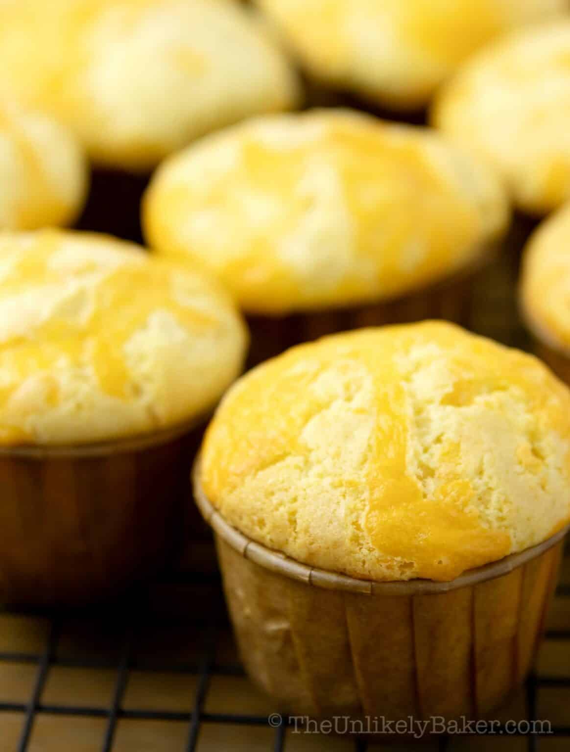 Cheese Cupcakes - The Unlikely Baker®