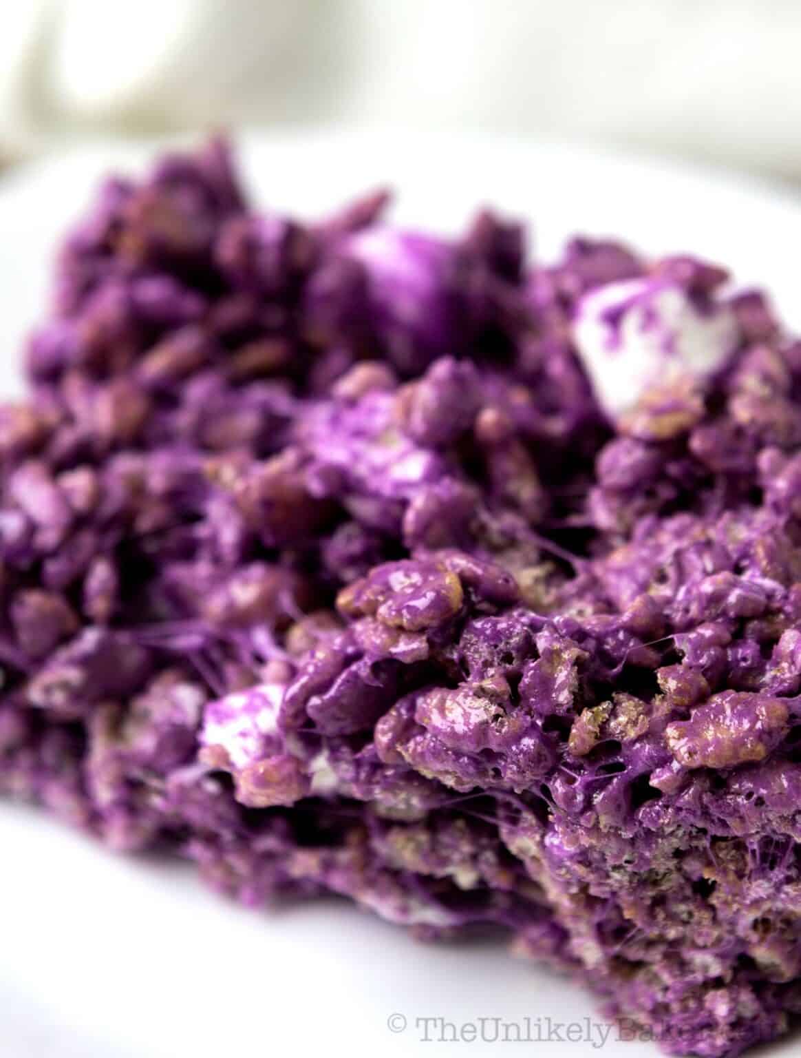 Ube Rice Krispies - The Unlikely Baker®