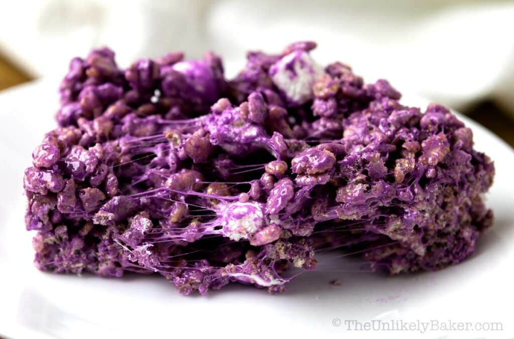 Ube Rice Krispies - The Unlikely Baker®