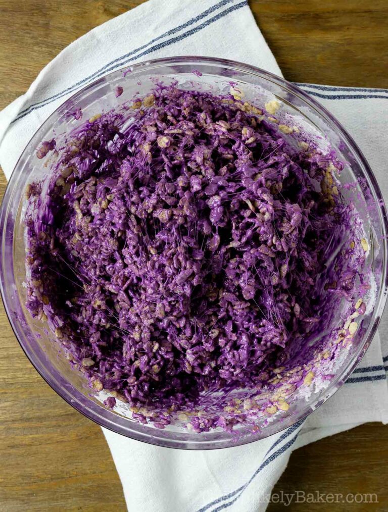 Ube Rice Krispies - The Unlikely Baker®