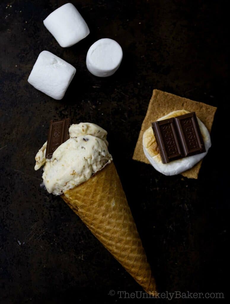 Marshmallow Ice Cream - The Unlikely Baker®