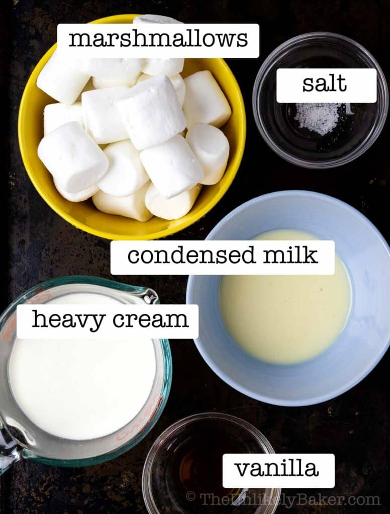 Marshmallow Ice Cream - The Unlikely Baker®