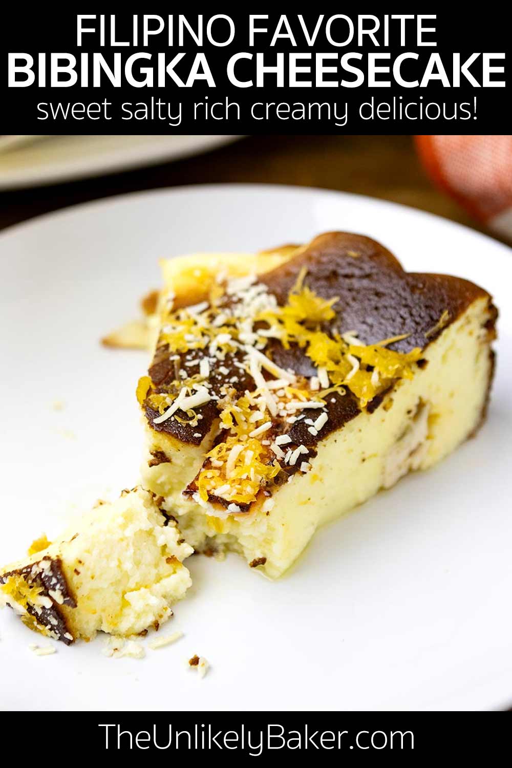 Bibingka Cheesecake - The Unlikely Baker®