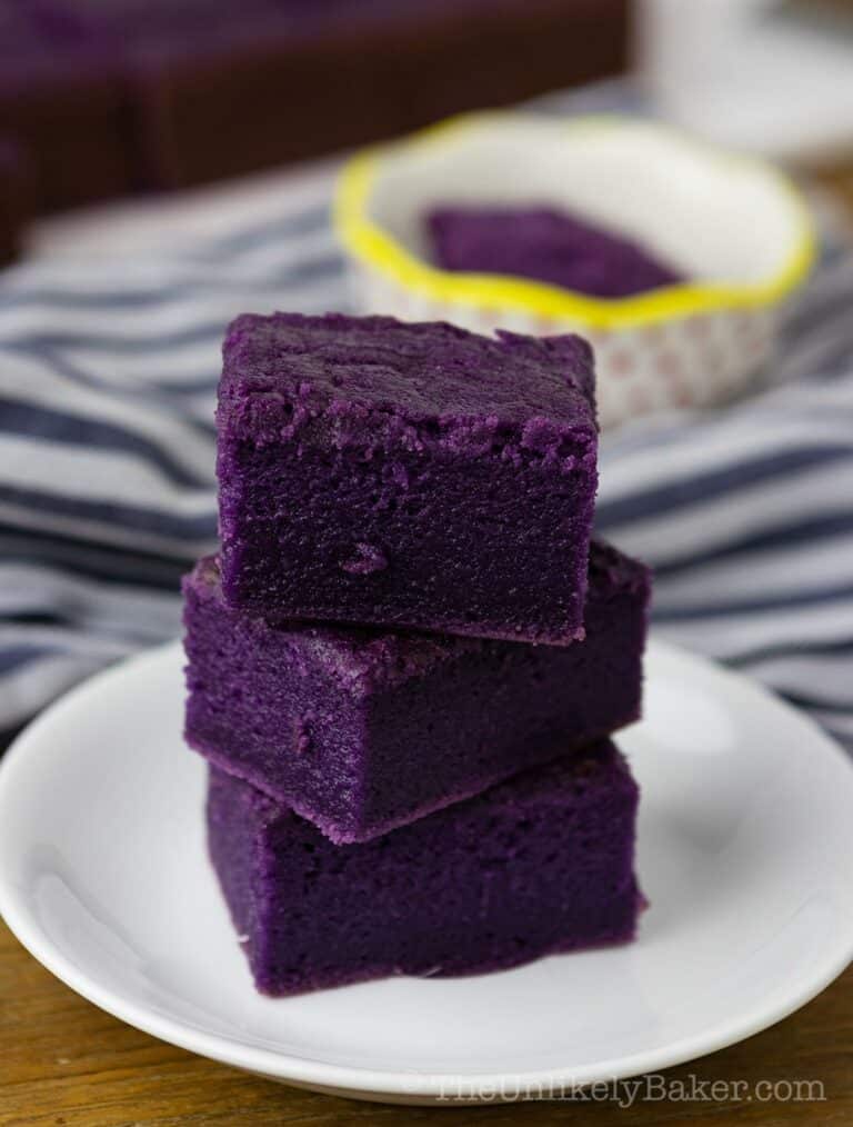 Ube Mochi Recipe - The Unlikely Baker®