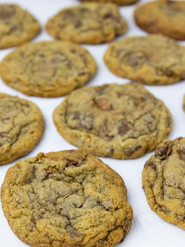 SKOR Cookies with Toffee Bits - The Unlikely Baker®