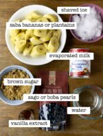 Saging con Yelo (Banana con Yelo)