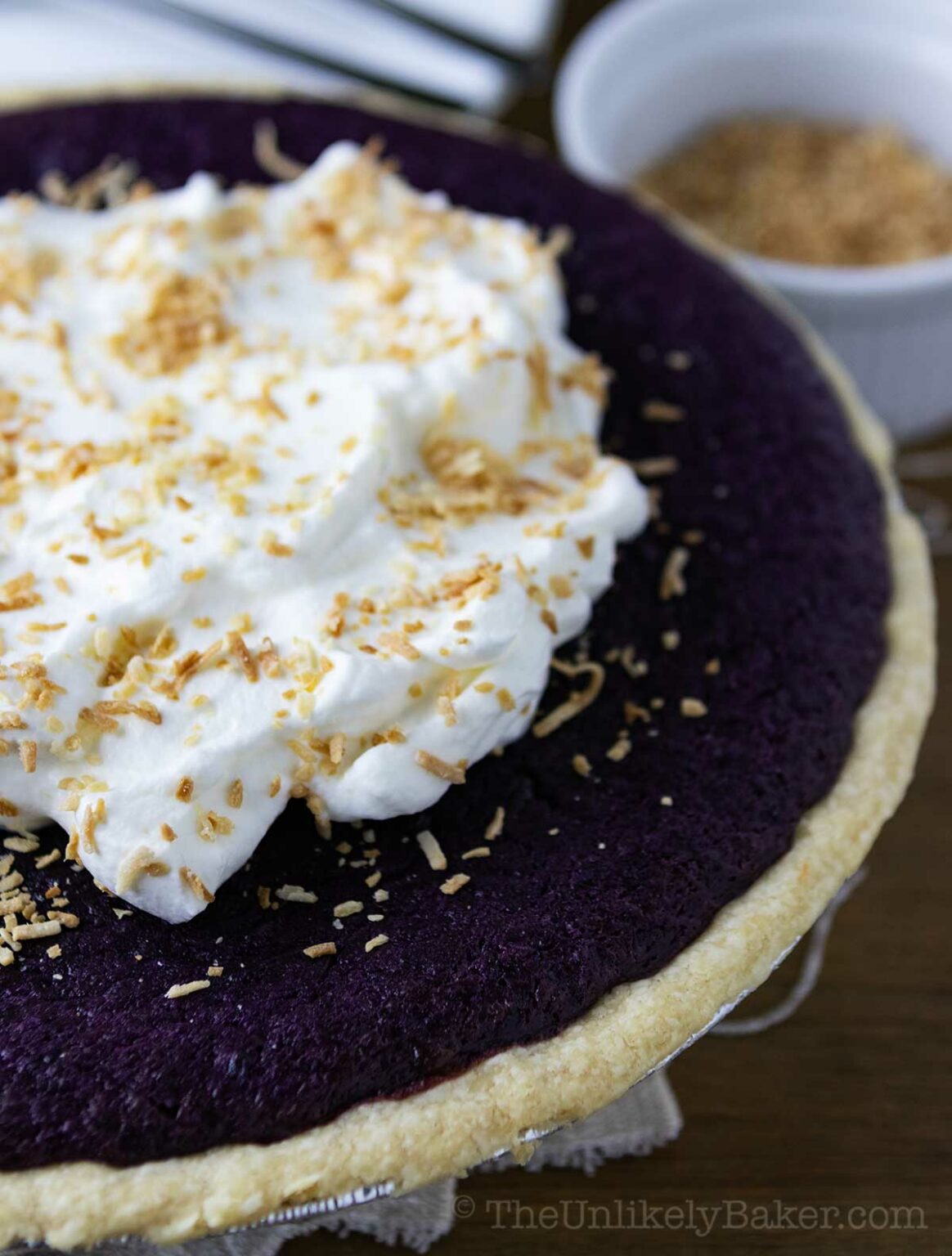 Ube Pie (Filipino Purple Yam Pie)