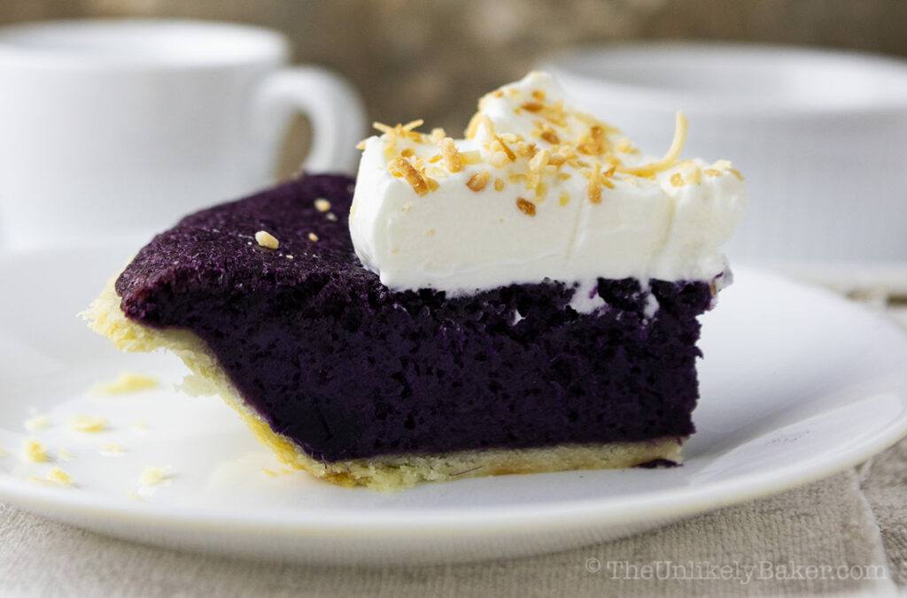 Ube Pie (Filipino Purple Yam Pie)