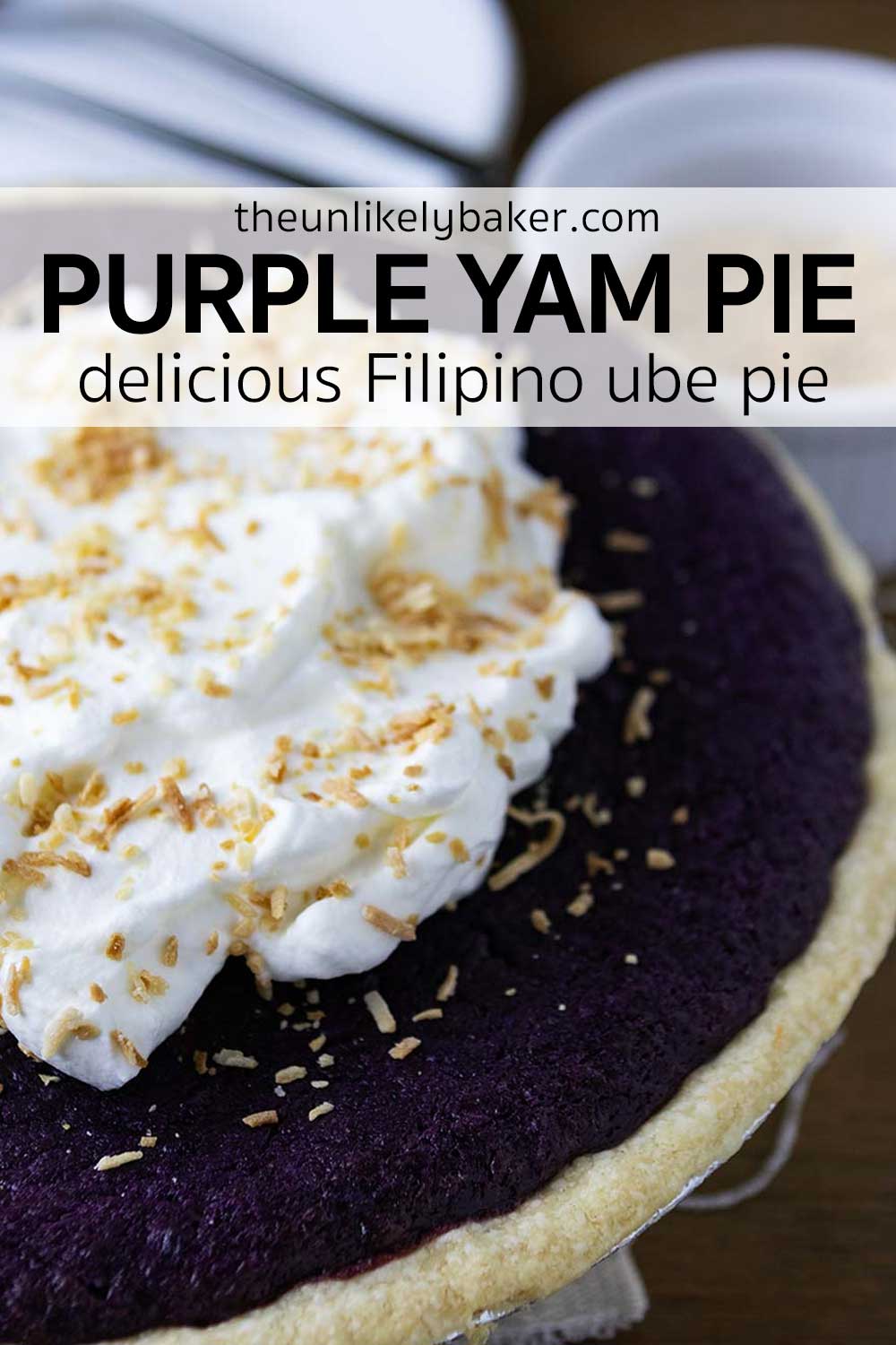 Ube Pie (Filipino Purple Yam Pie)