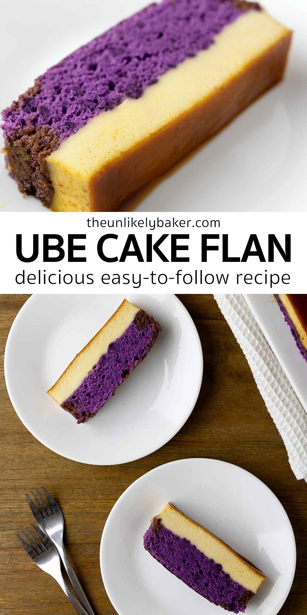 Ube Cake Flan