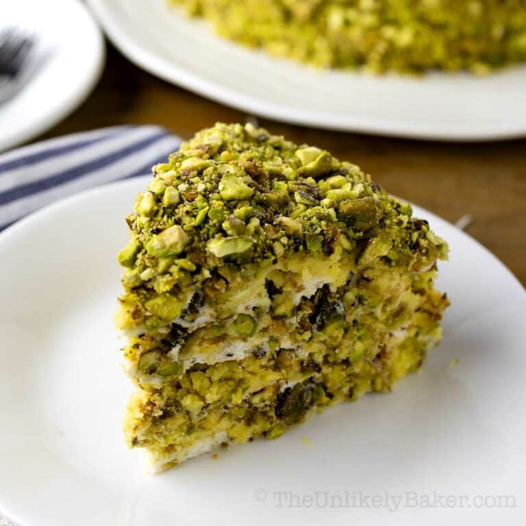The Best Pistachio Sans Rival