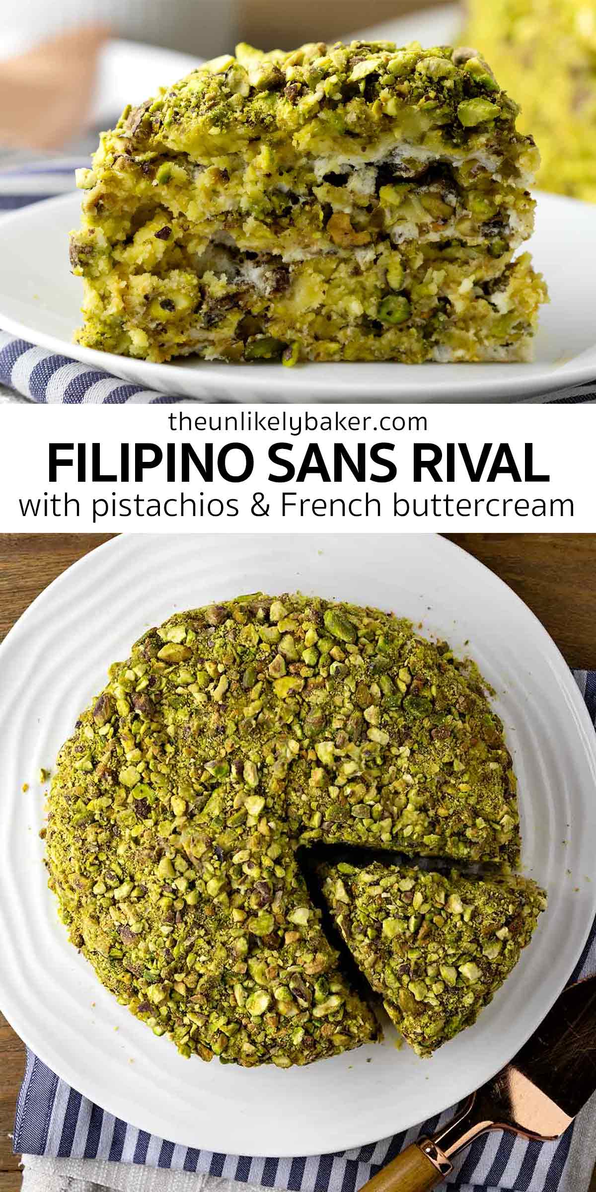 The Best Pistachio Sans Rival