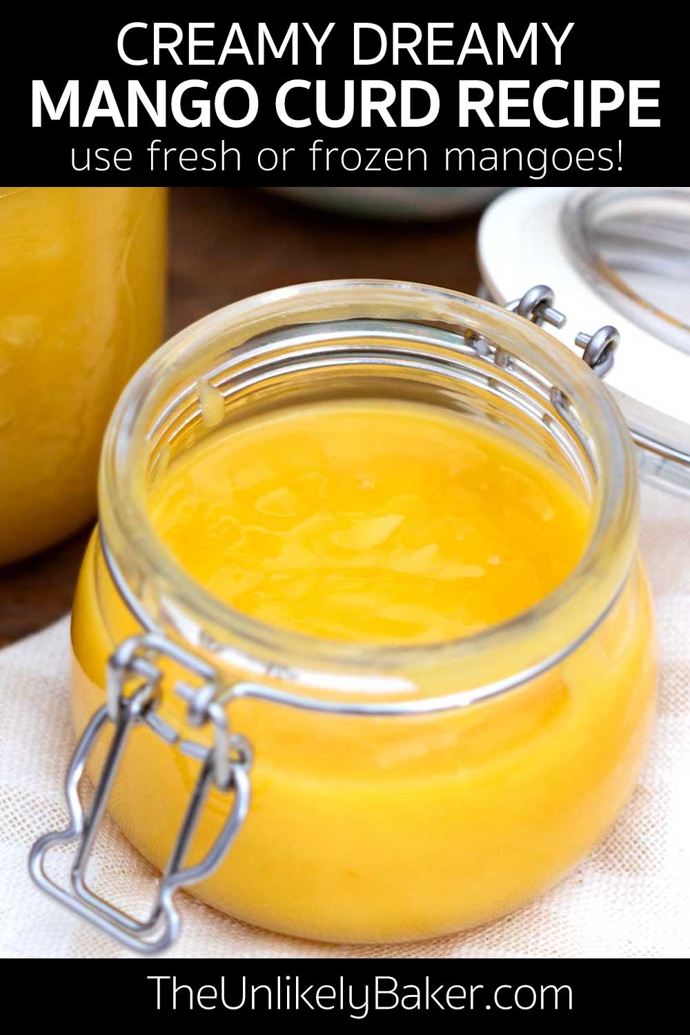 Easy Creamy Mango Curd