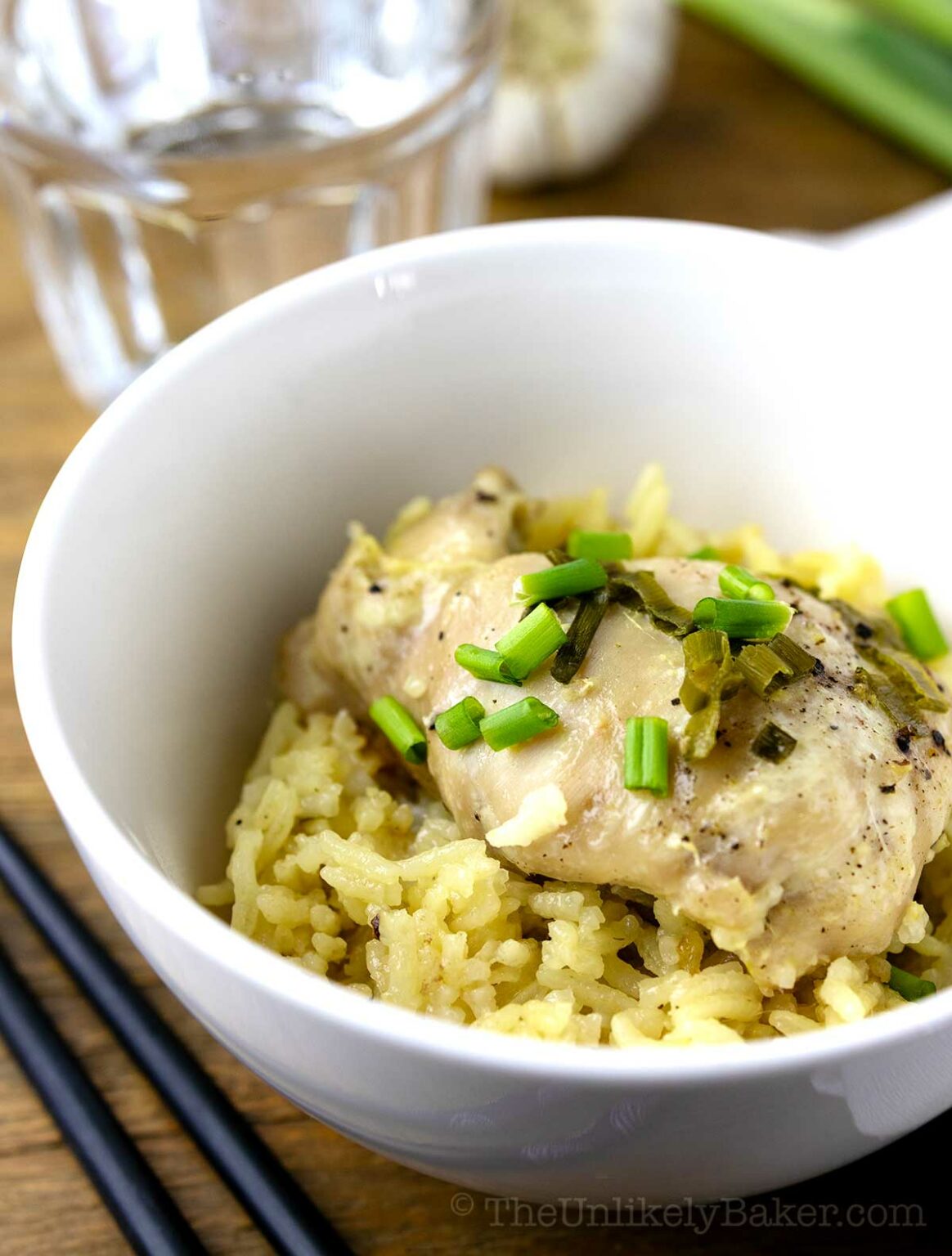 Hainanese Chicken in Rice Cooker