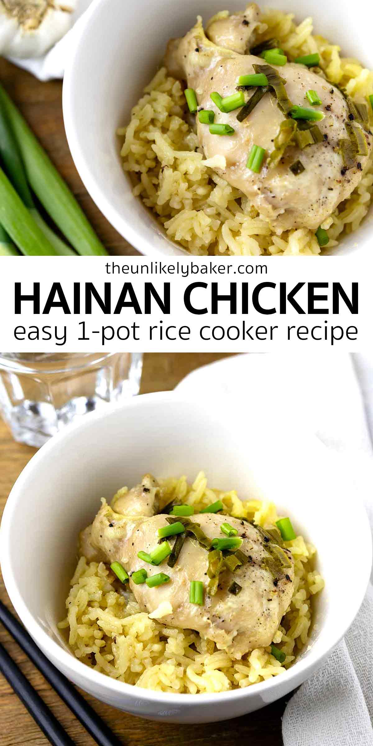 Hainanese Chicken in Rice Cooker