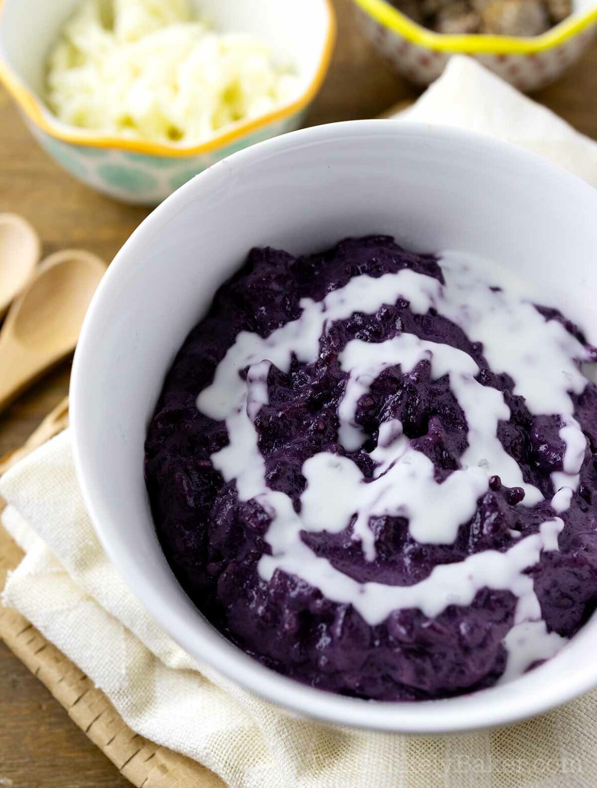 Creamy Ube Champorado